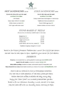 Our Menus - The Star Inn 1744